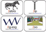Alphabet Mini Flashcards | A-Z Phonics Flash Cards for Kindergarten