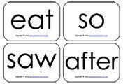 Sight Word Mini Flashcards for Kindergarten | Sight Words Flash Cards