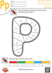 26 Colour By Number Worksheets | A to Z Coloring Pages