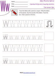 Handwriting and Drawing Worksheets | Letter Tracing Printables