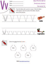Preschool Worksheets | Letters A-Z Tracing Kindergarten Phonics