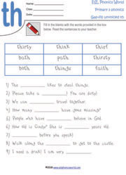 Primary Word Scramble Worksheets | Phonics Gap Fills for Kids